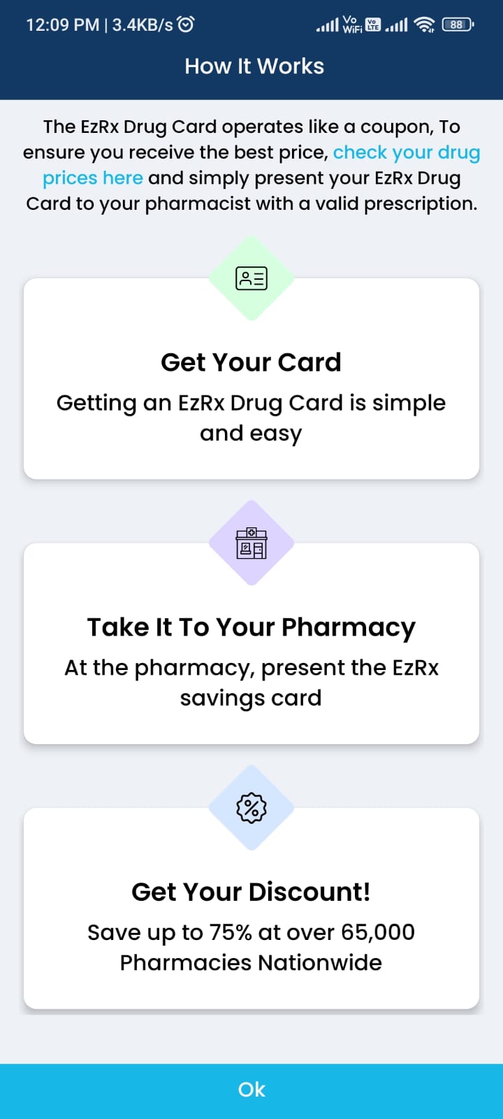Prescription Discount, Prices & information | EzRx Drug Card